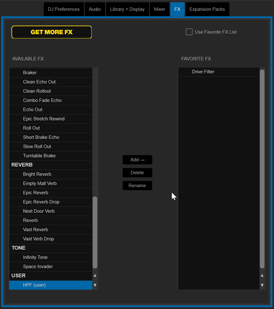 FX (Setup) – Serato Support