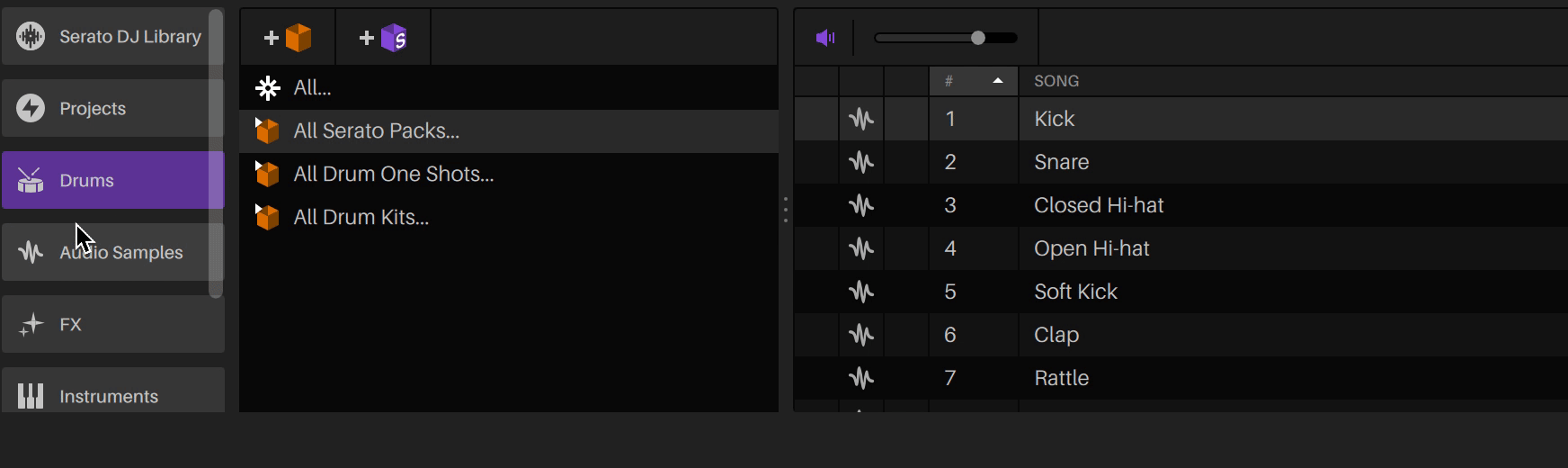 Library Library Tabs Serato Support