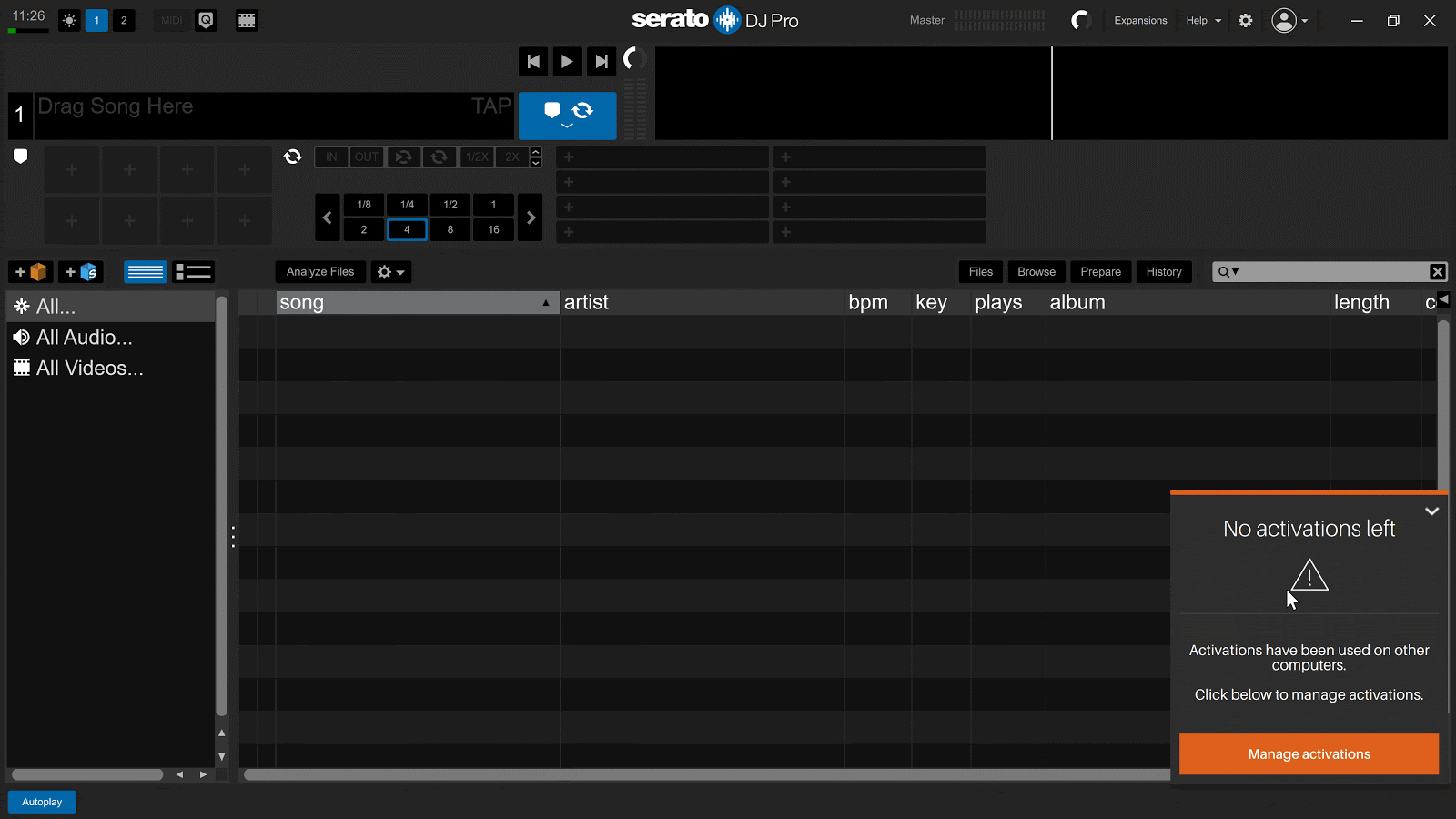 Manage Serato DJ Pro Activations – Serato Support