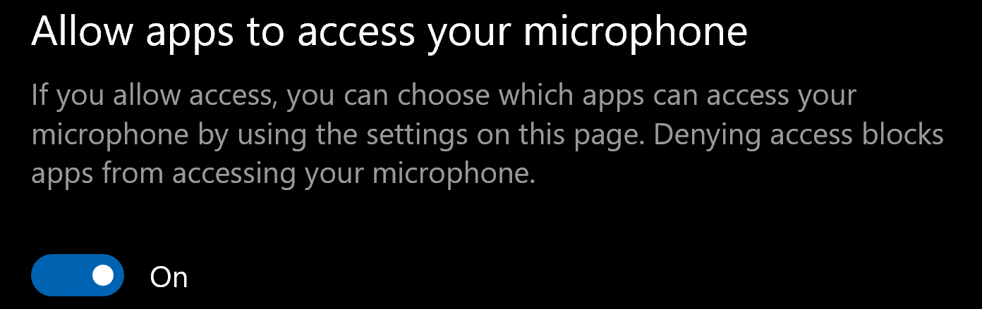 KNOWN ISSUE: Restricted Microphone Access may cause a "Connection Error ...